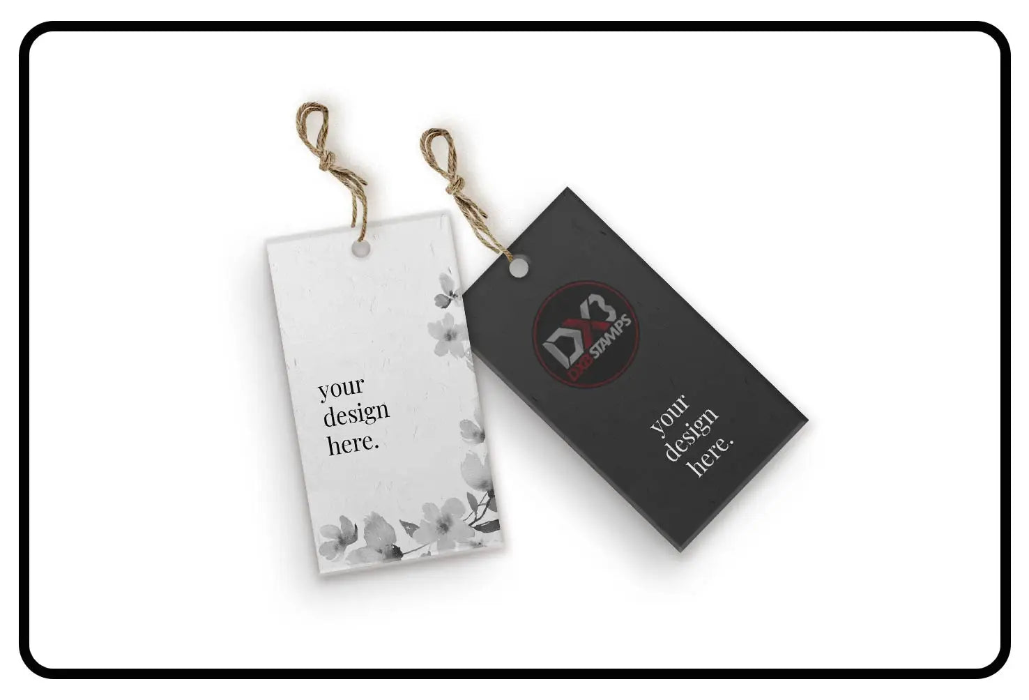 Hang Tags Printing | Delivery All Across UAE – dxbstamps.com